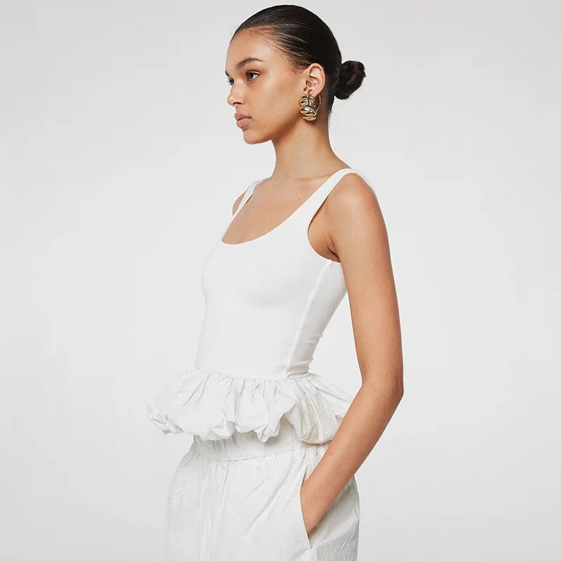 Puff Frill Tank Top – Aesvs