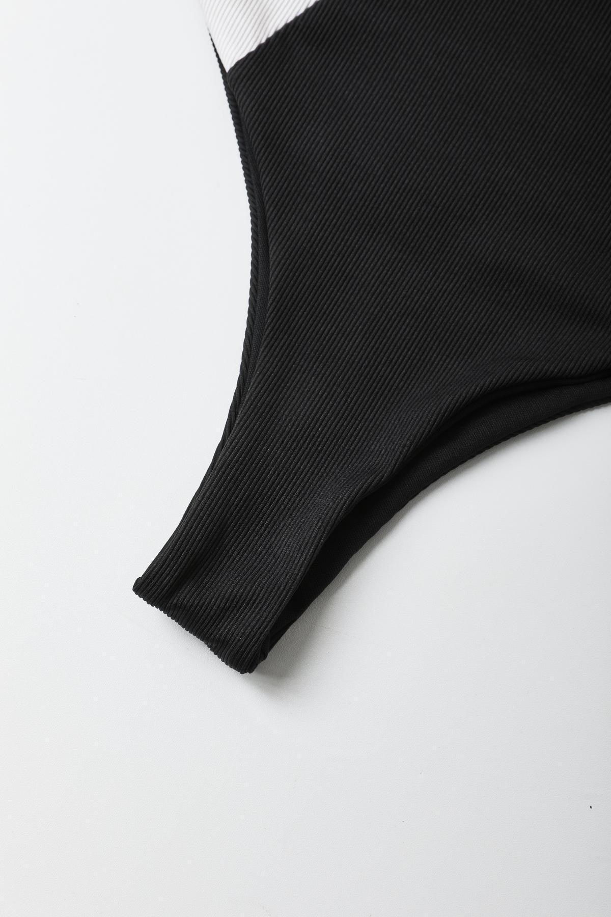 Patchwork Underwire Rib Bikini Set – Aesvs