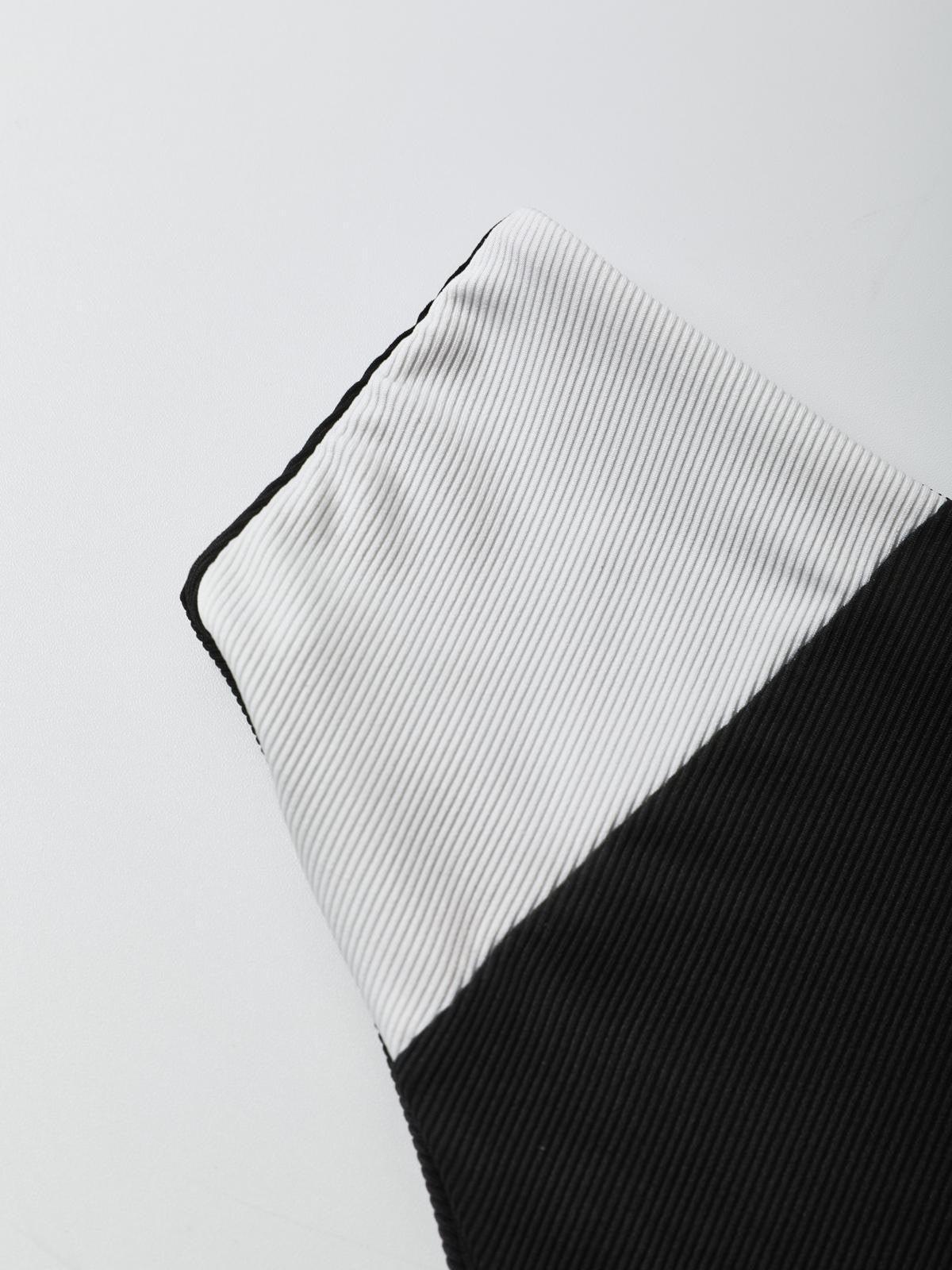 Patchwork Underwire Rib Bikini Set – Aesvs